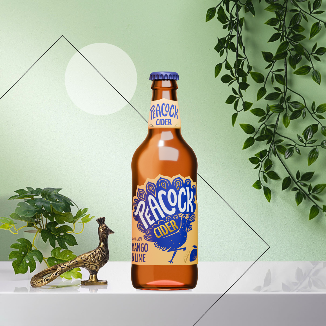 Peacock Mango & Lime Bottle | Asian Inspired Cider | Wanderlust ...