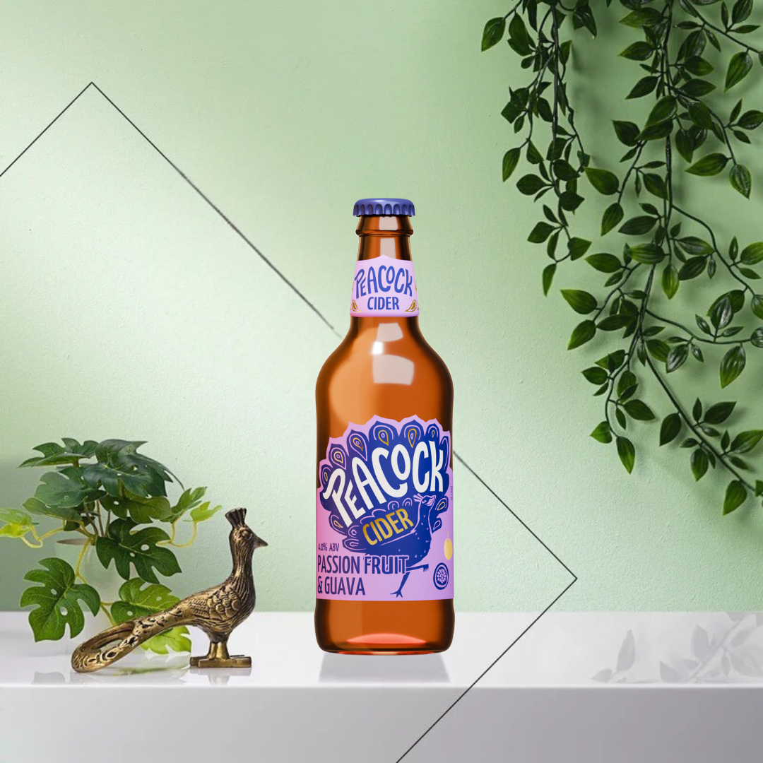 Peacock Passion Fruit & Guava Bottle | Asian Inspired Cider ...